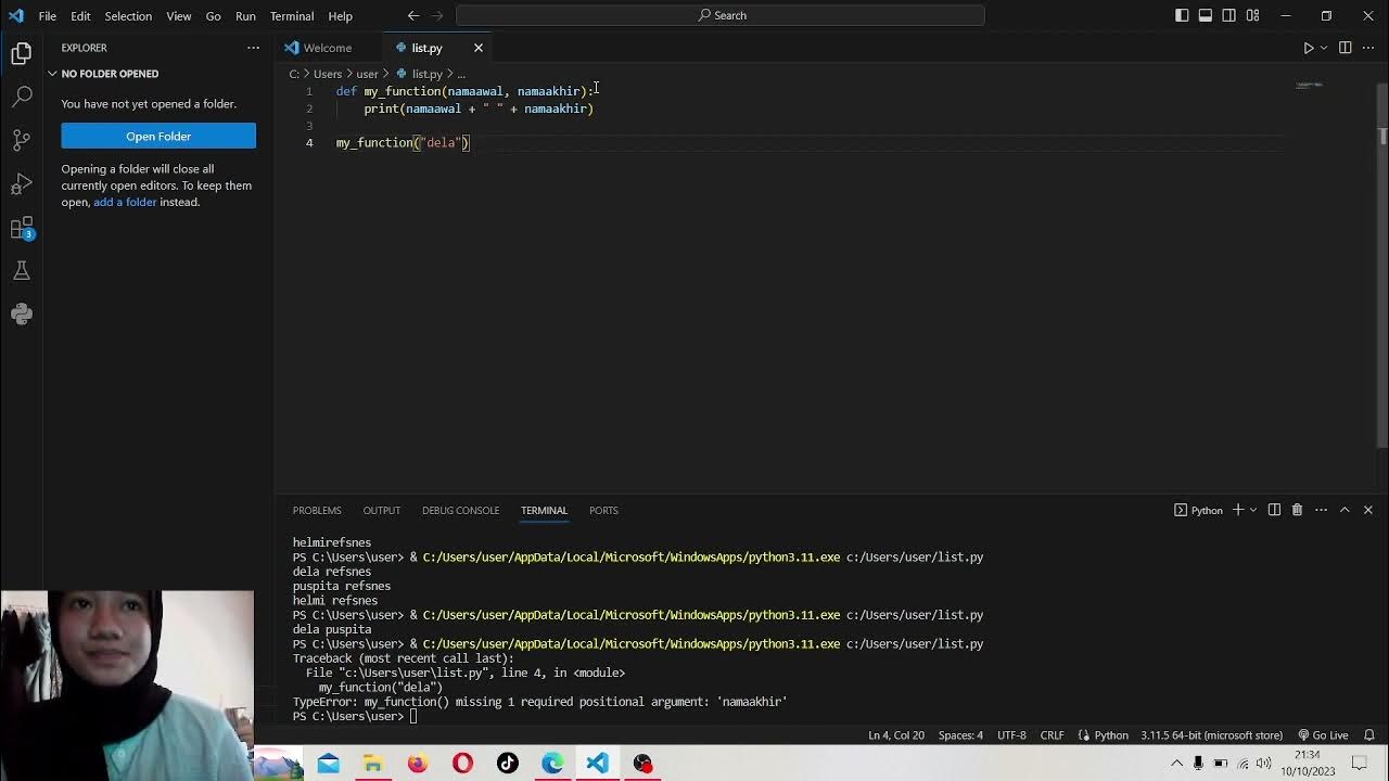 Penjelasan Python Function W3school Youtube