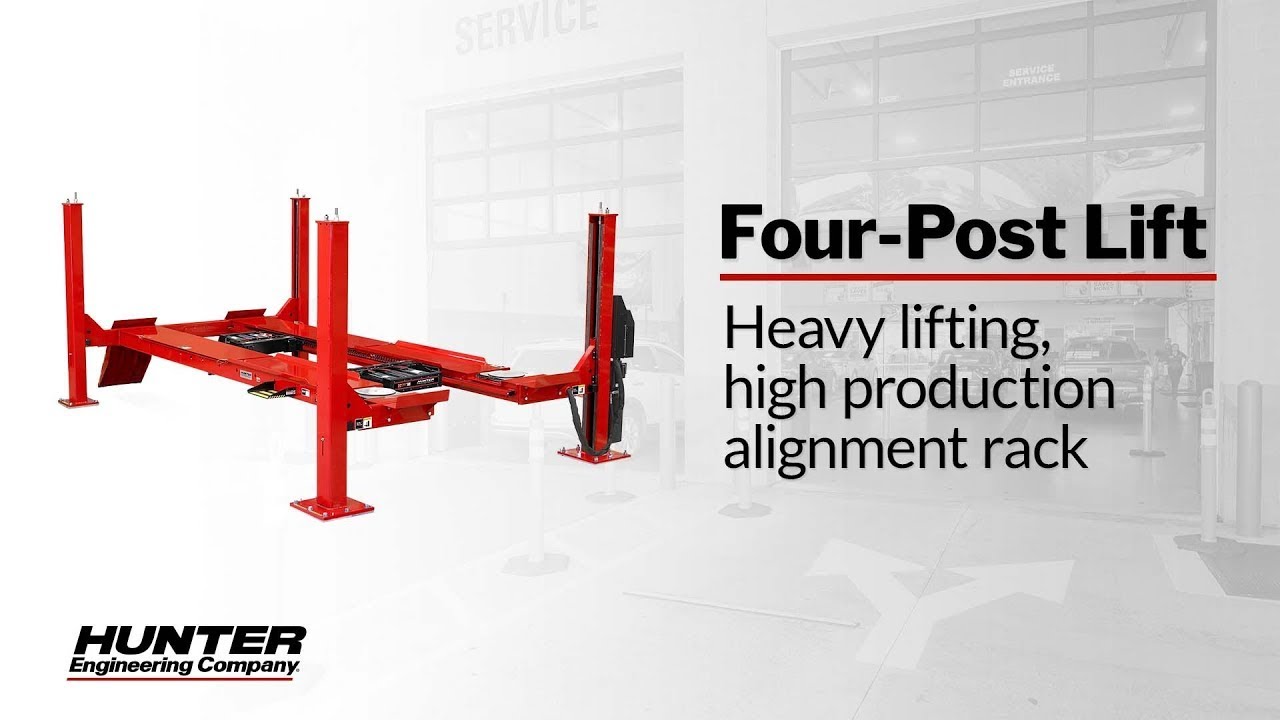 Four Post Alignment Lift Overview - YouTube