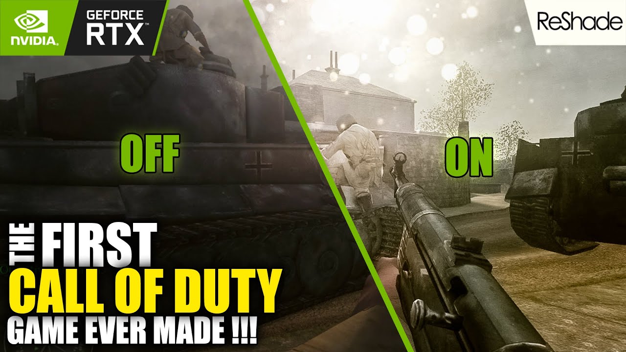 The First CALL OF DUTY game EVER MADE!!! | ReShade DEMO | RTX 3050 ...
