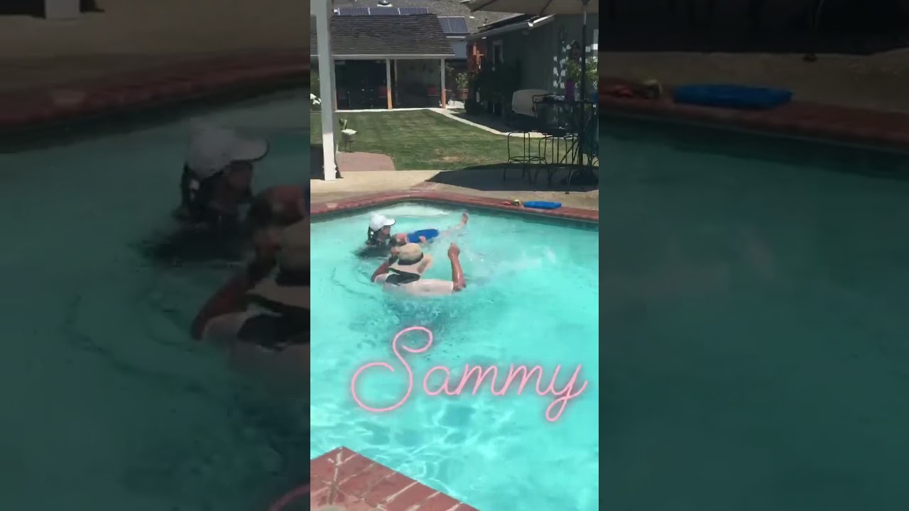 Samantha swimming - YouTube
