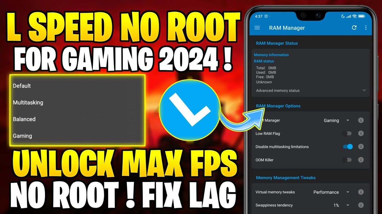 L SPEED NO ROOT || Unleash Max Performance For Gaming || Fix Lag & Get ...