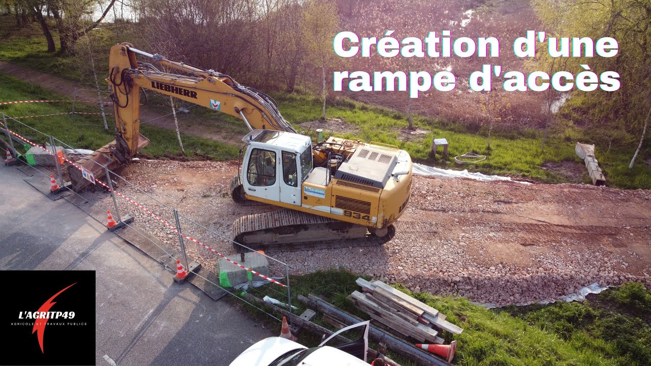 CREATION D'UNE RAMPE D'ACCES | LE CHANTIER COMMENCE ! | TP - YouTube