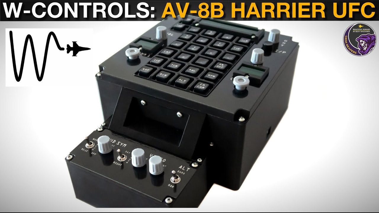 Product Review: W-Controls AV-8B Harrier UFC (USB) - YouTube