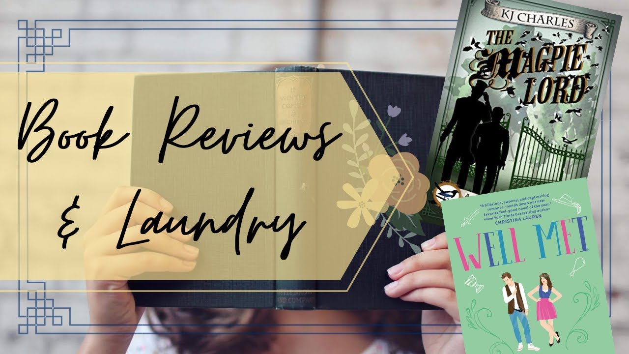 Book Reviews and Laundry - YouTube