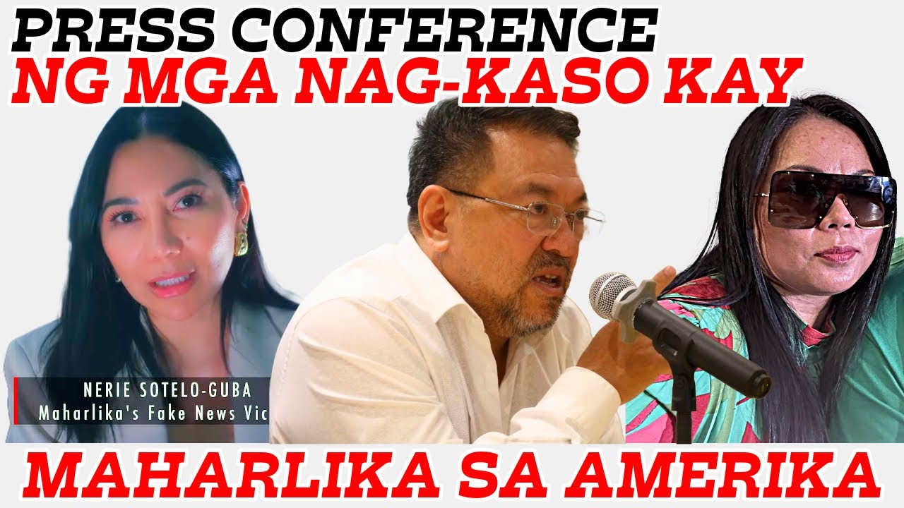 LIVE PRESS CON | STATEMENT MEL ROBLES ET AL SA KASO LABAN KAY MAHARLIKA ...