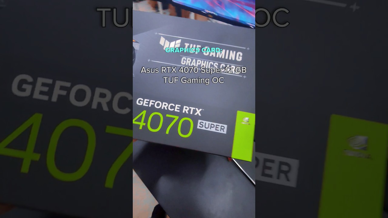 Custom 4070 Super build letsgooo#mansacomputers #pcbuild #4070super # ...