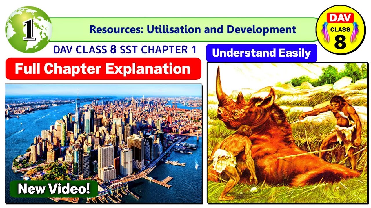 🍗Resources: Utilisation and Development |Dav Class 8 Sst Chapter 1 Full ...