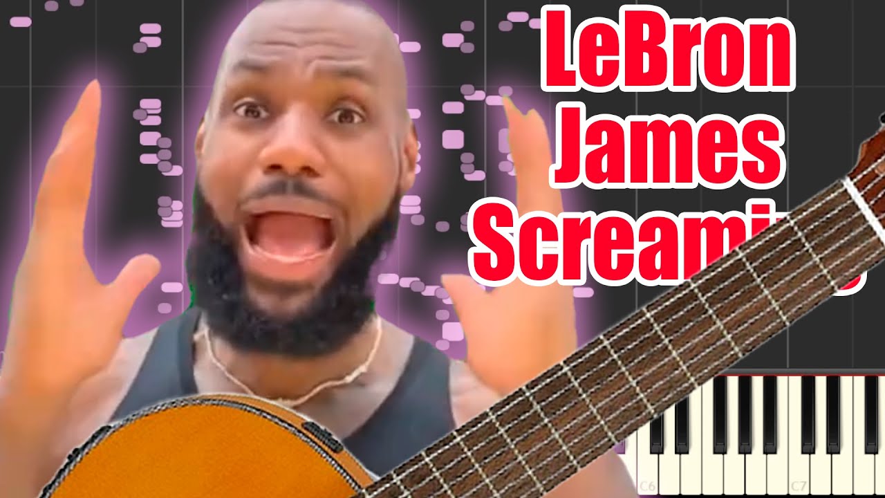 LeBron James Screaming but it's Guitar MIDI (Auditory Illusion ...