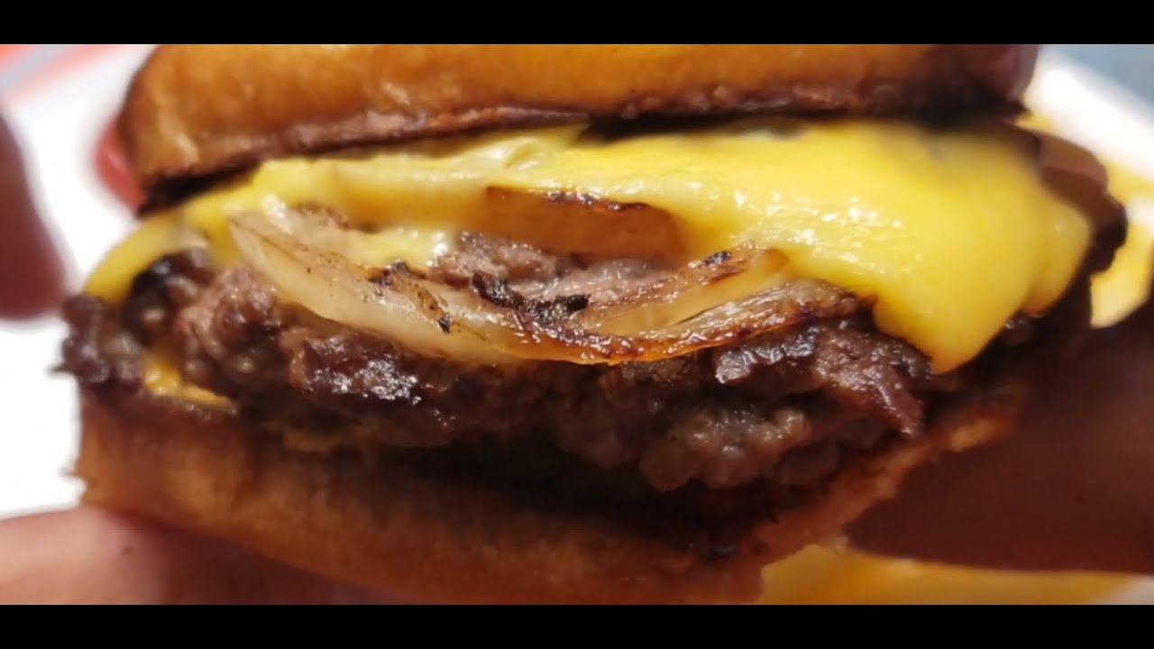 ASMR American Cheeseburger. (Cooking Only Video). - YouTube