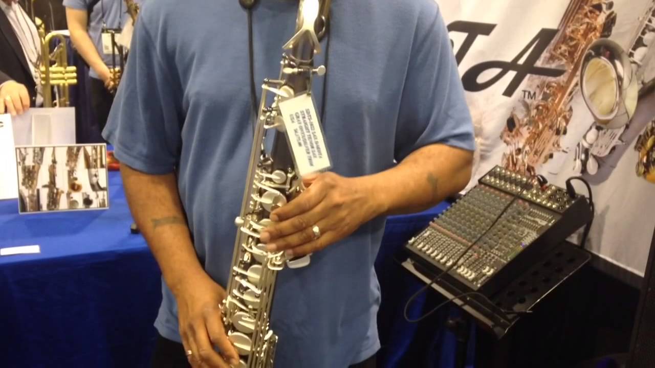 NAMM 2015: Sax Dakota's Straight Alto and Tenor Saxophone - YouTube
