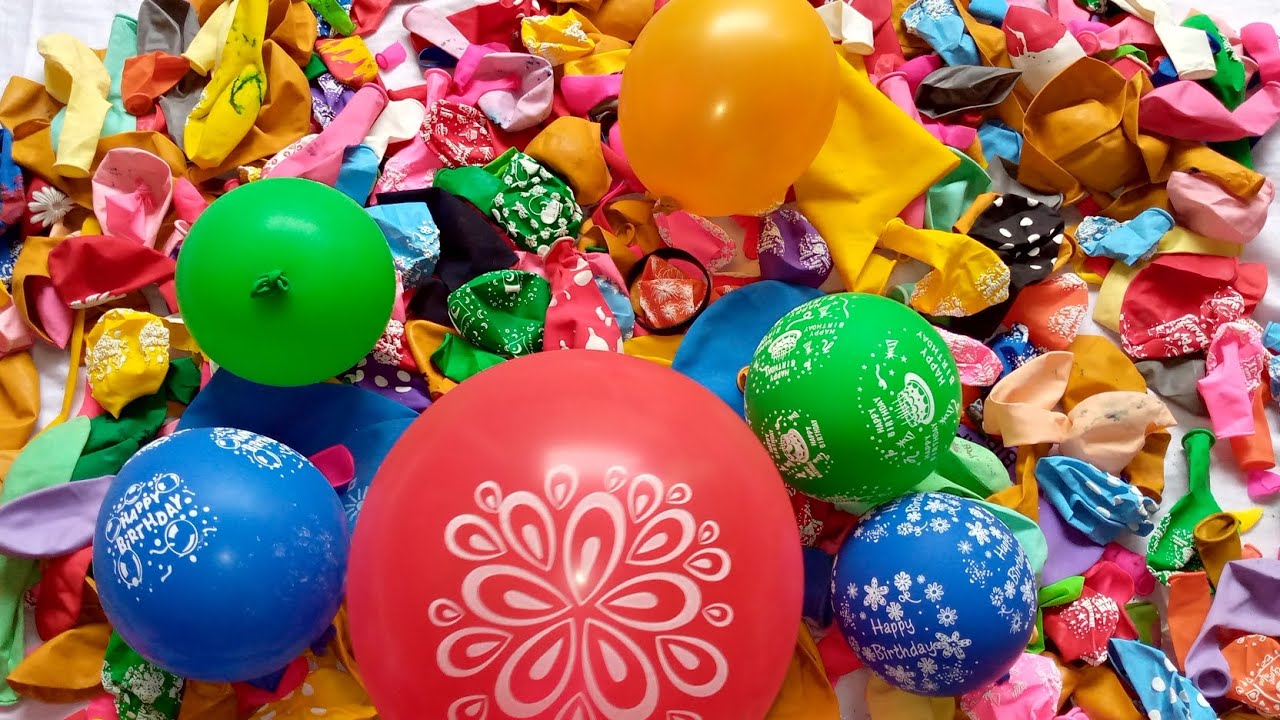 6 beautiful 🥰🥰 balloon with color full poping Fun balloon with ...