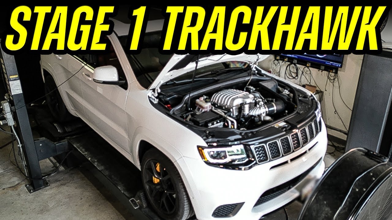 #HHPracing's Jeep Trackhawk Stage 1 Upgrade On Dyno - YouTube