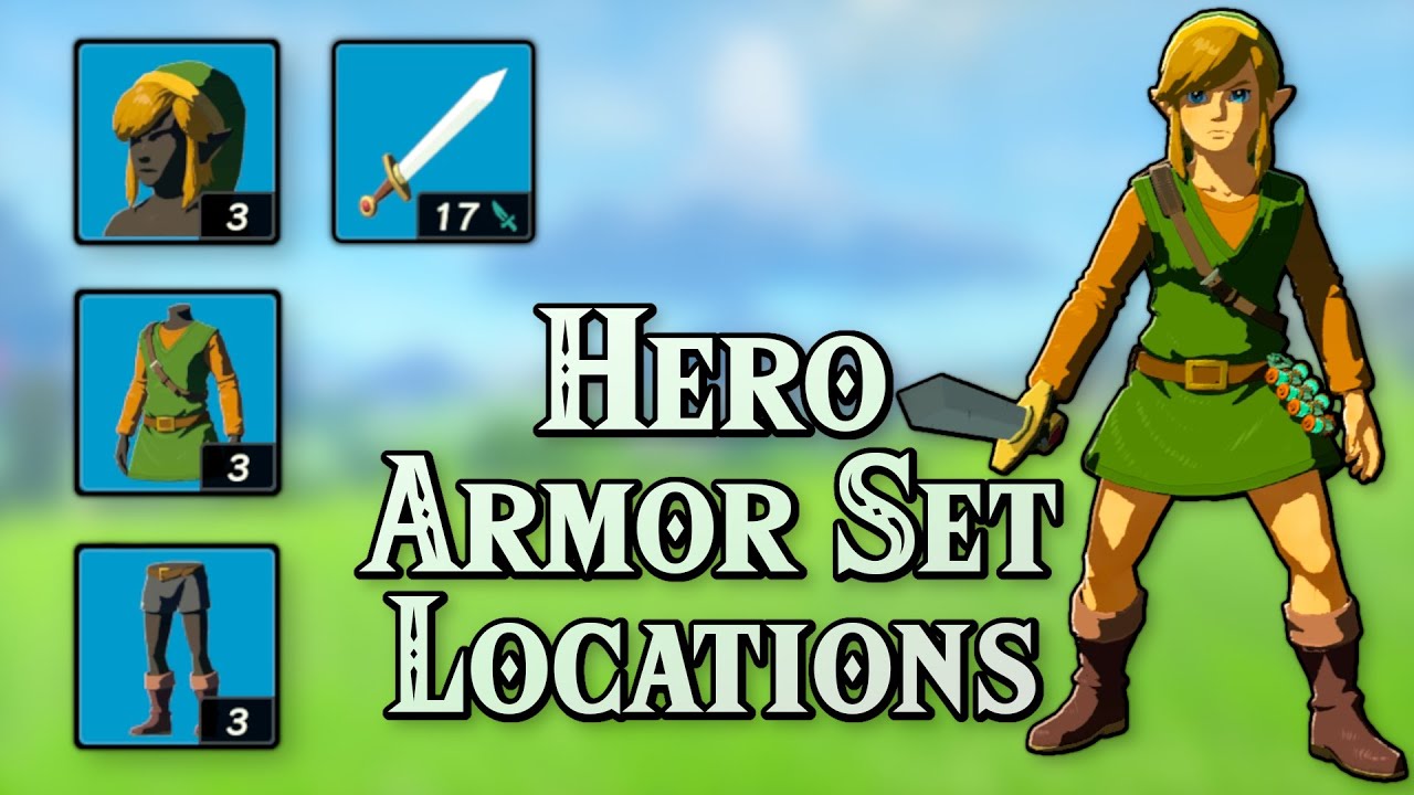Hero Armor Set + Sword Of The Hero Locations - Zelda TOTK - YouTube