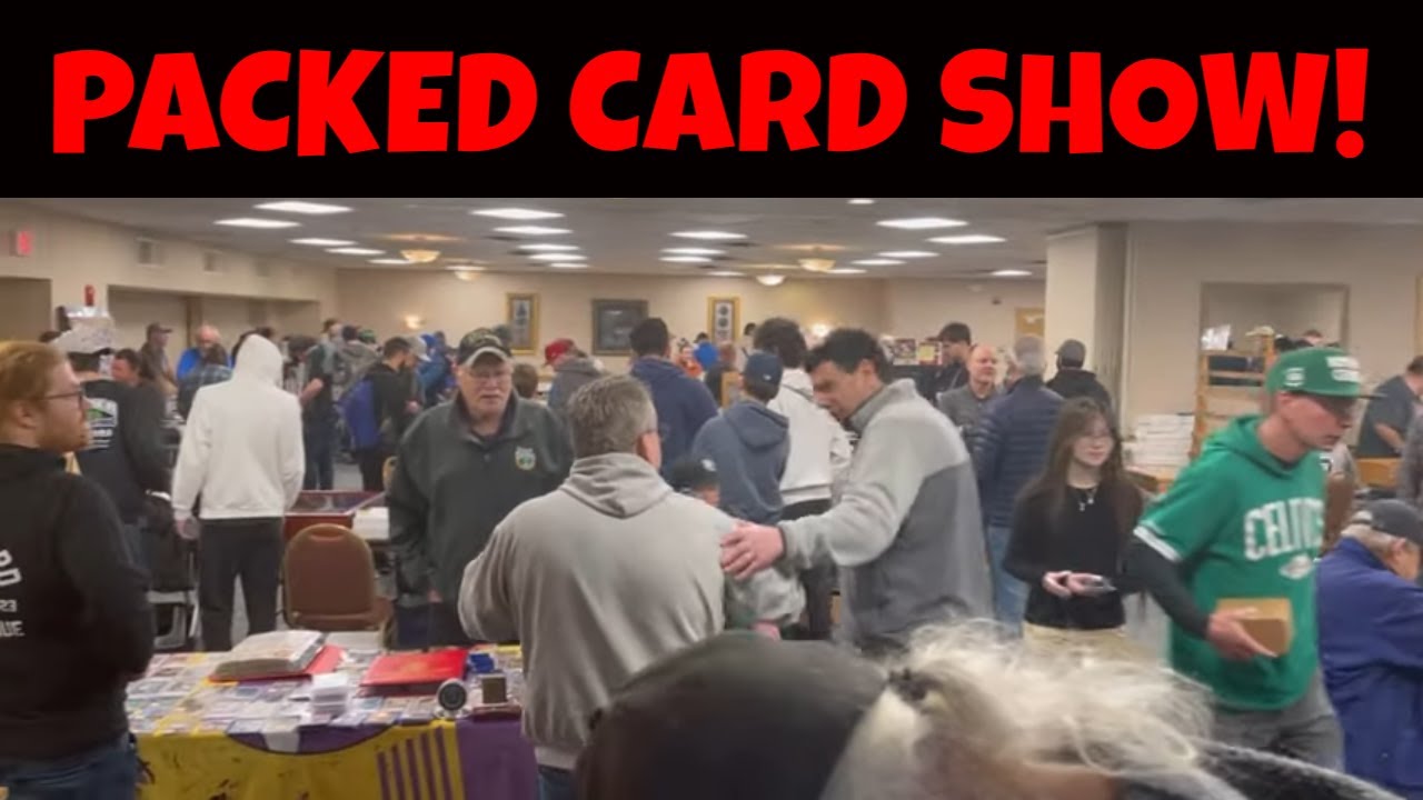 JAM-PACKED sports card show in Portland, Maine! I Bought My First ...