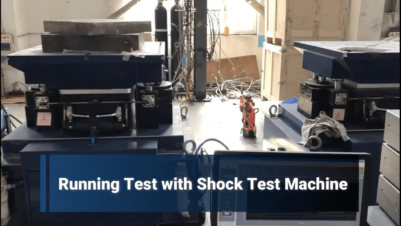Running Test with Shock Test Machine - YouTube