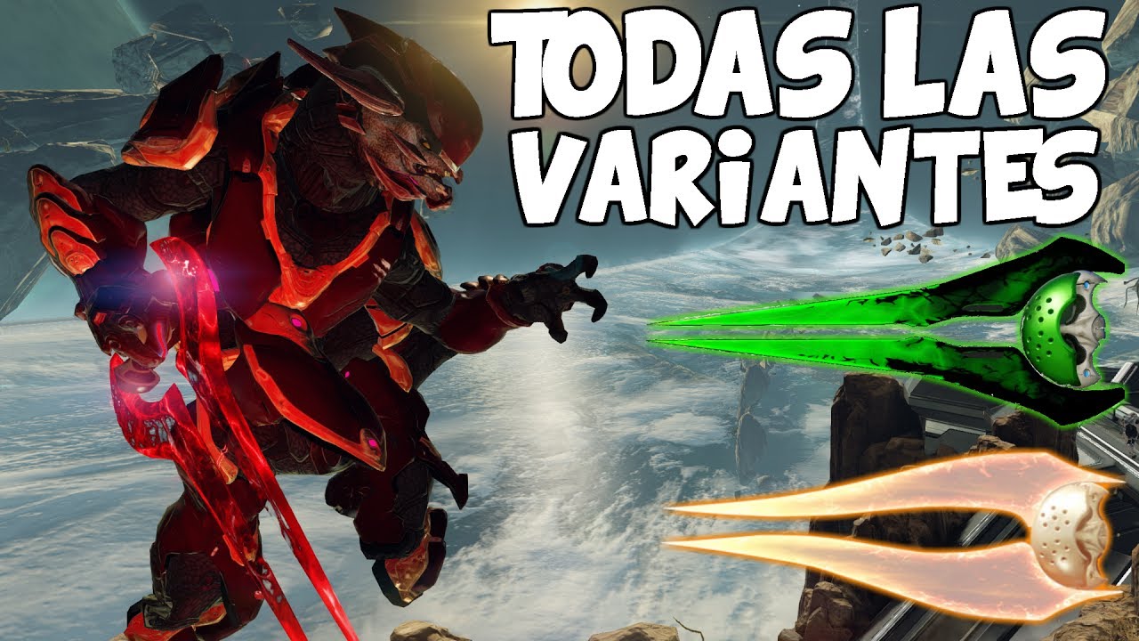 TODAS LAS VARIANTES DE LA ESPADA DE ENERGÍA | HALO - YouTube