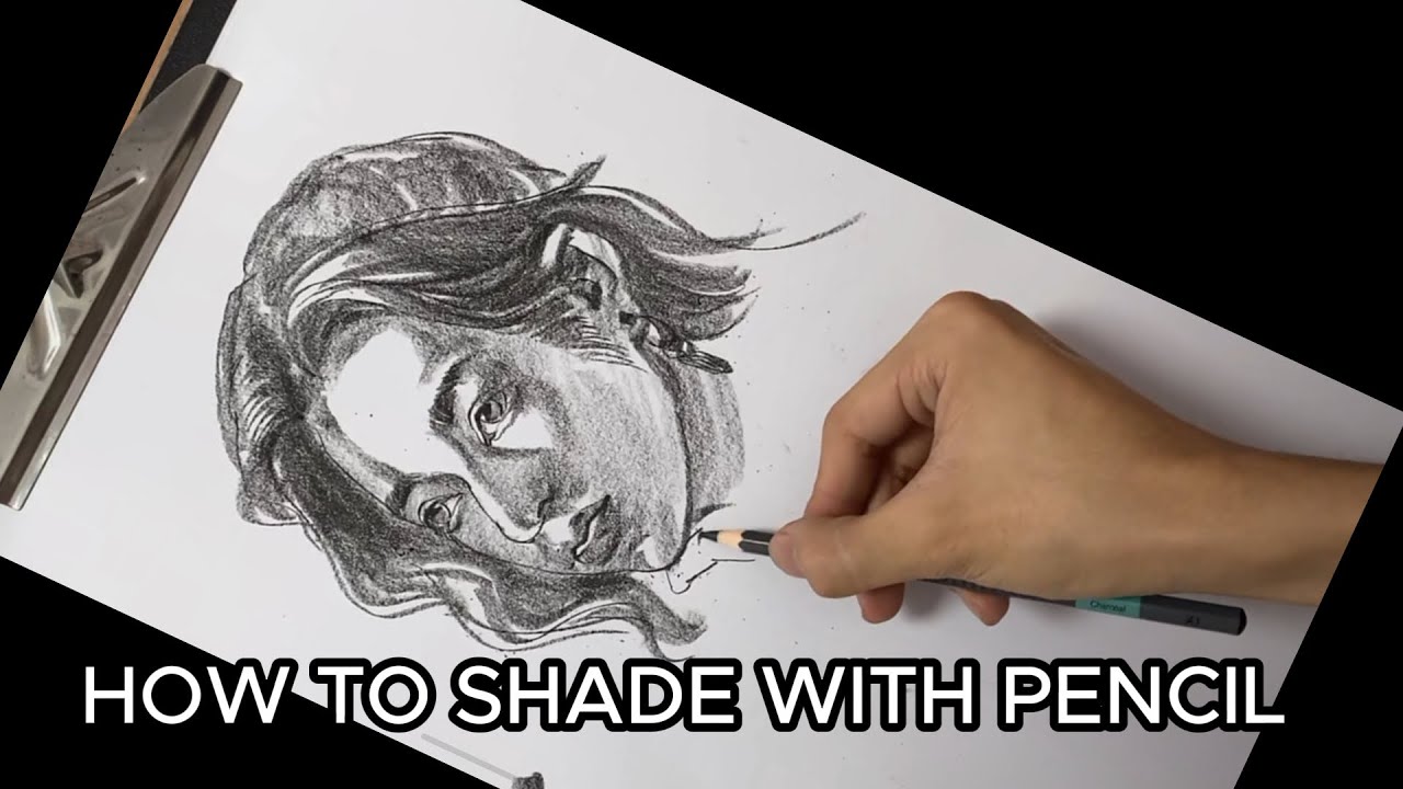 Quick Portrait Sketch How to Draw a Portrait of Girl - How to shade ...
