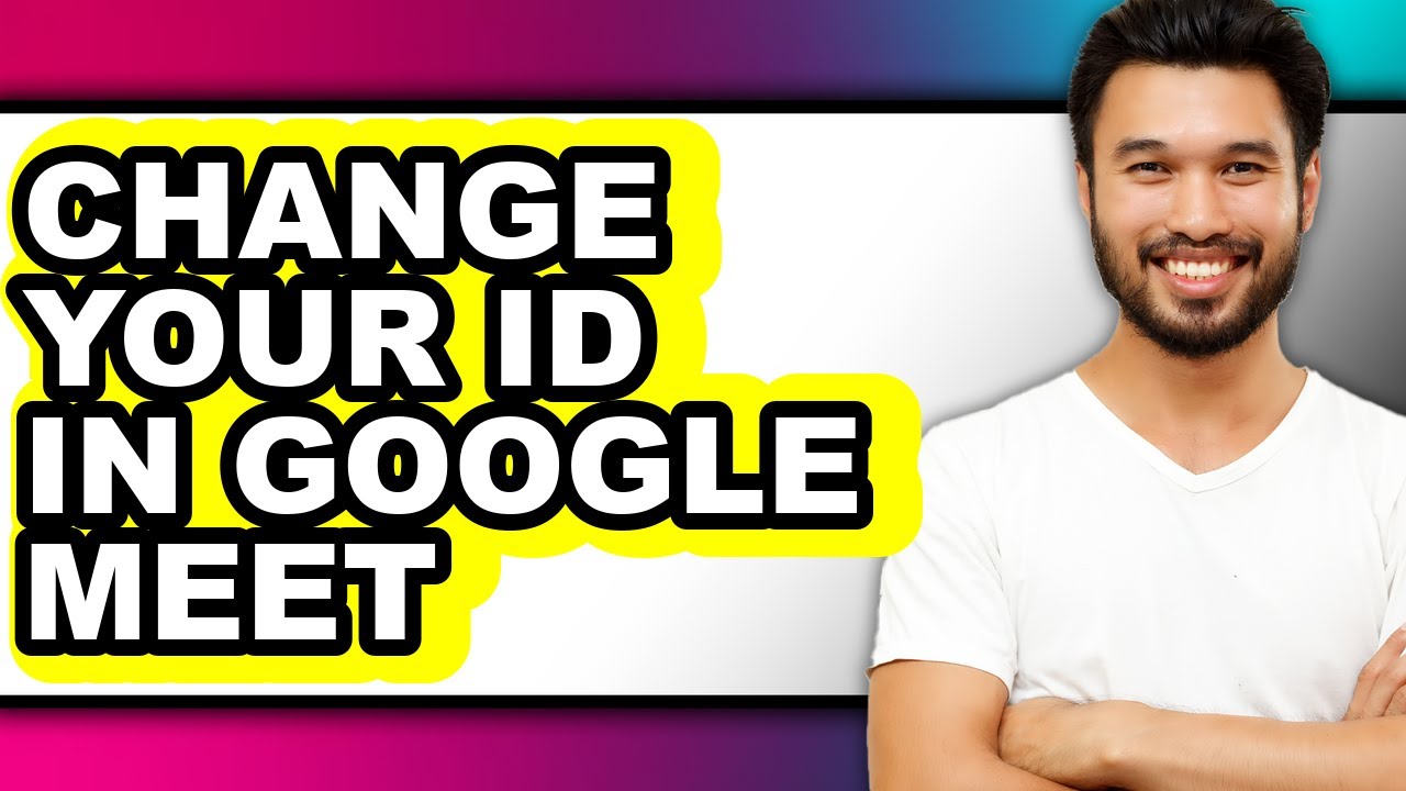How to Change Your Id in Google Meet - Step by Step - YouTube