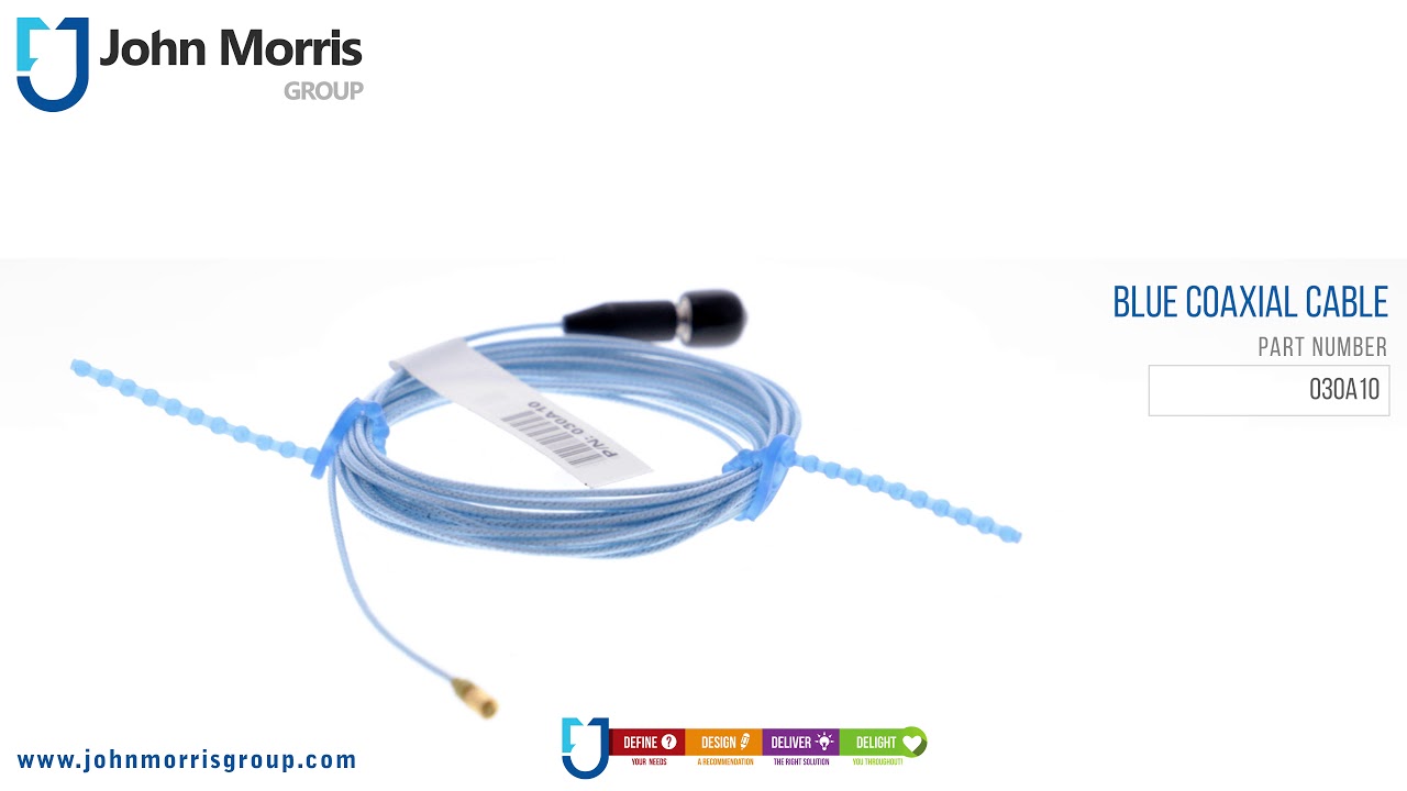 Low-noise, blue coaxial cable | John Morris Group - YouTube