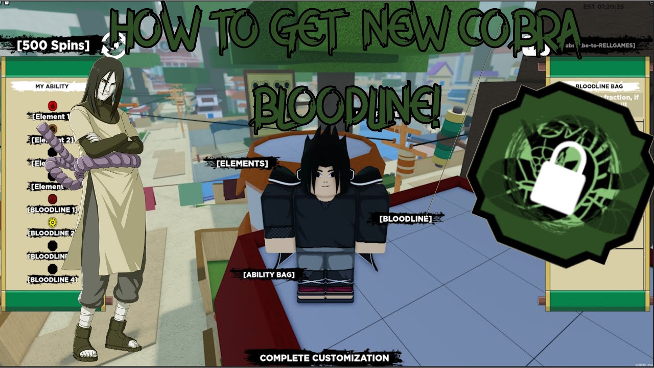 How to Get Cobra Bloodline!| Shindo Life Roblox - YouTube
