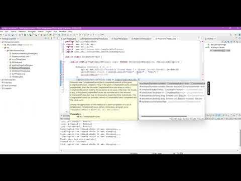 Java program on Run Asynchronous Thread | Java - YouTube