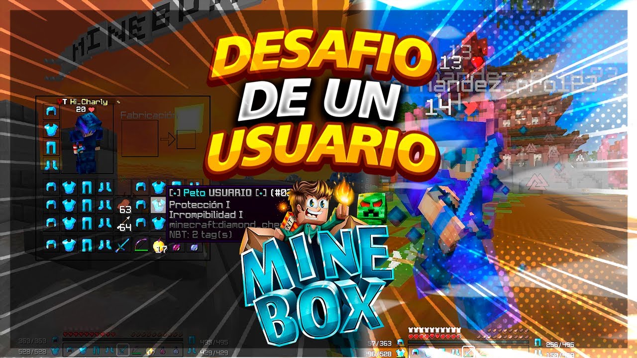 El Gran Desafío De Un Usuario (Minebox Full PvP) @MineBox - YouTube