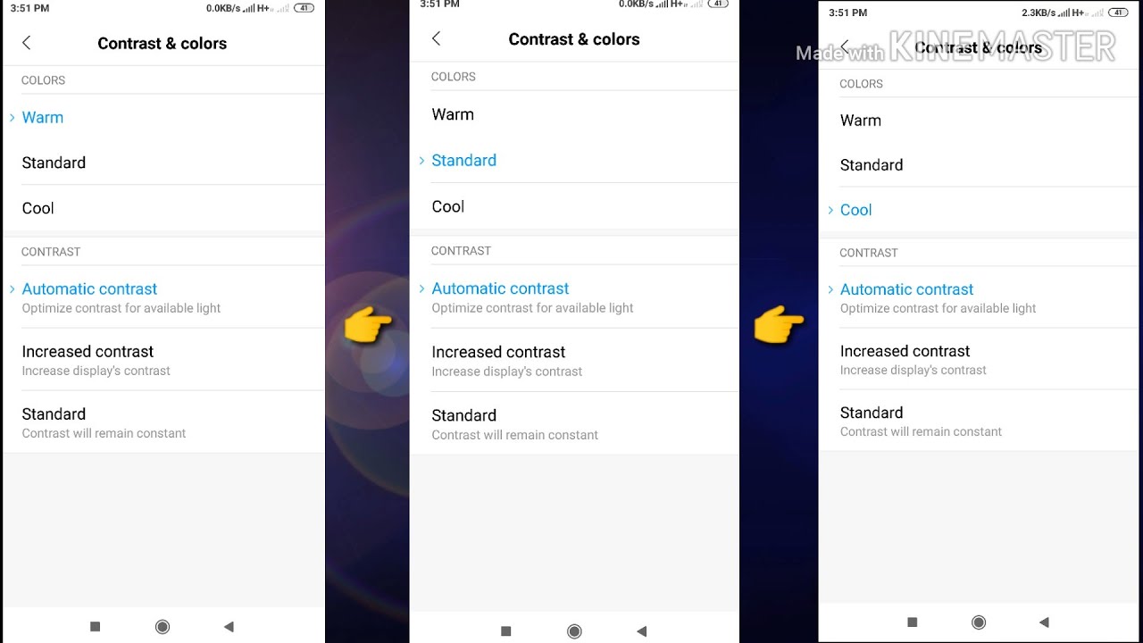 How to change contrast & colour - YouTube