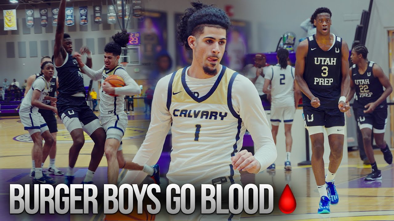 Shon Abaev Goes At #1 AJ Dybansta | Utah Prep Vs Calvary Christian ...