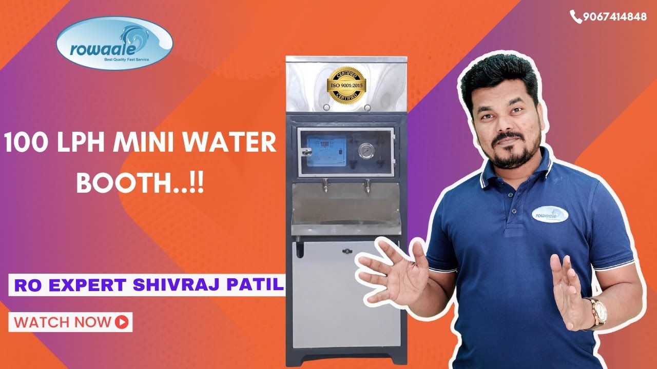 100 LPH Mini Water Booth | Commercial Water Booth | 9067414848. - YouTube