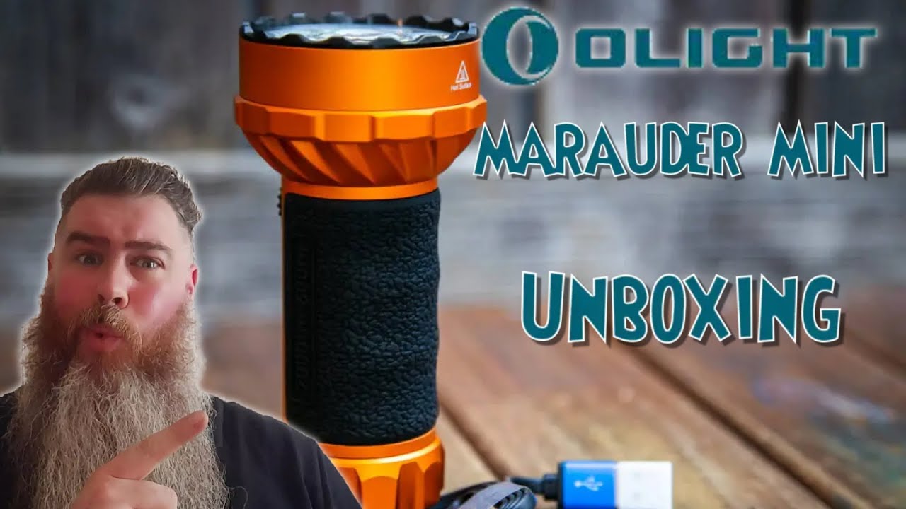 Olight Marauder Mini - Unboxing and product review. - YouTube