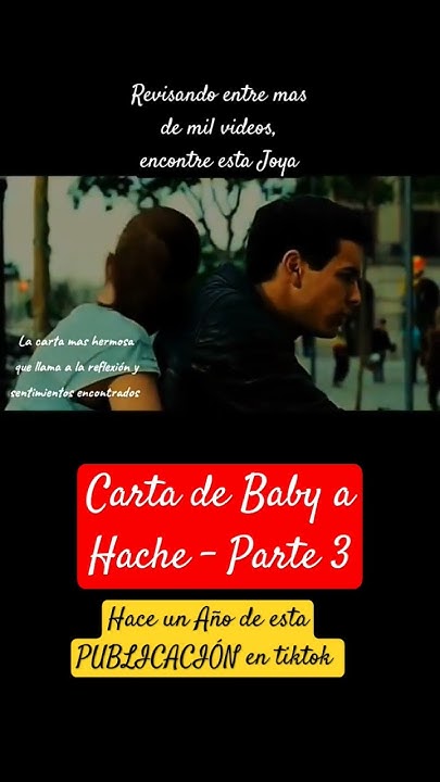 Carta de Baby a Hache - Parte 3 #amor #musica #storytelling #music - YouTube