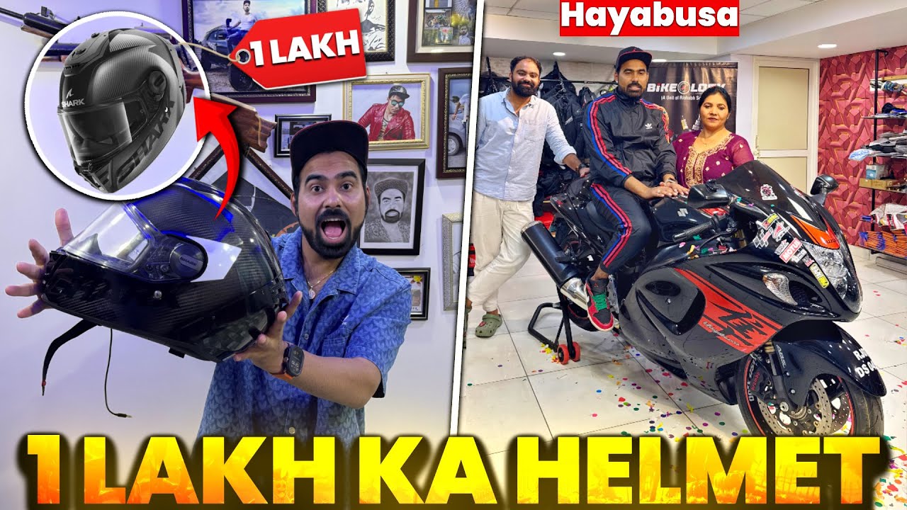 finally 1 lakh ka helmet aagya thailand se - YouTube