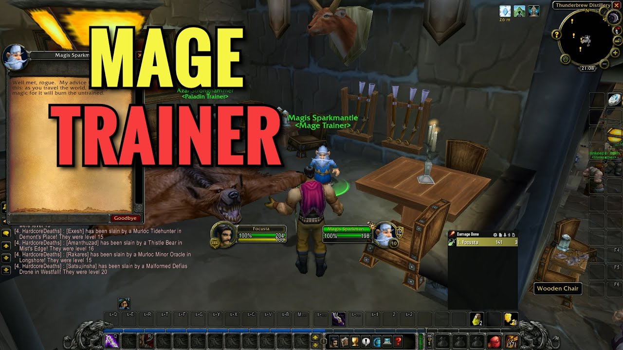 Kharanos Mage Trainer (WoW Classic) - YouTube