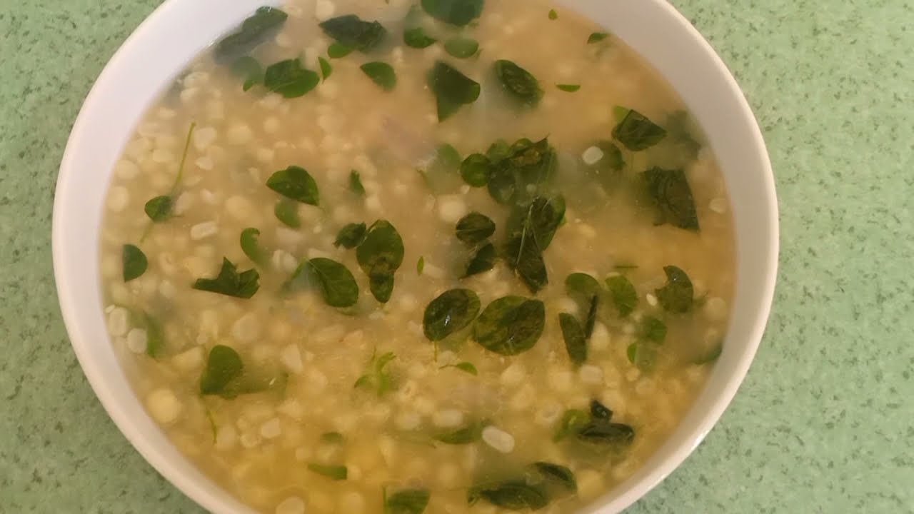 HOW TO COOK NATIVE WHITE CORN SOUP - YouTube