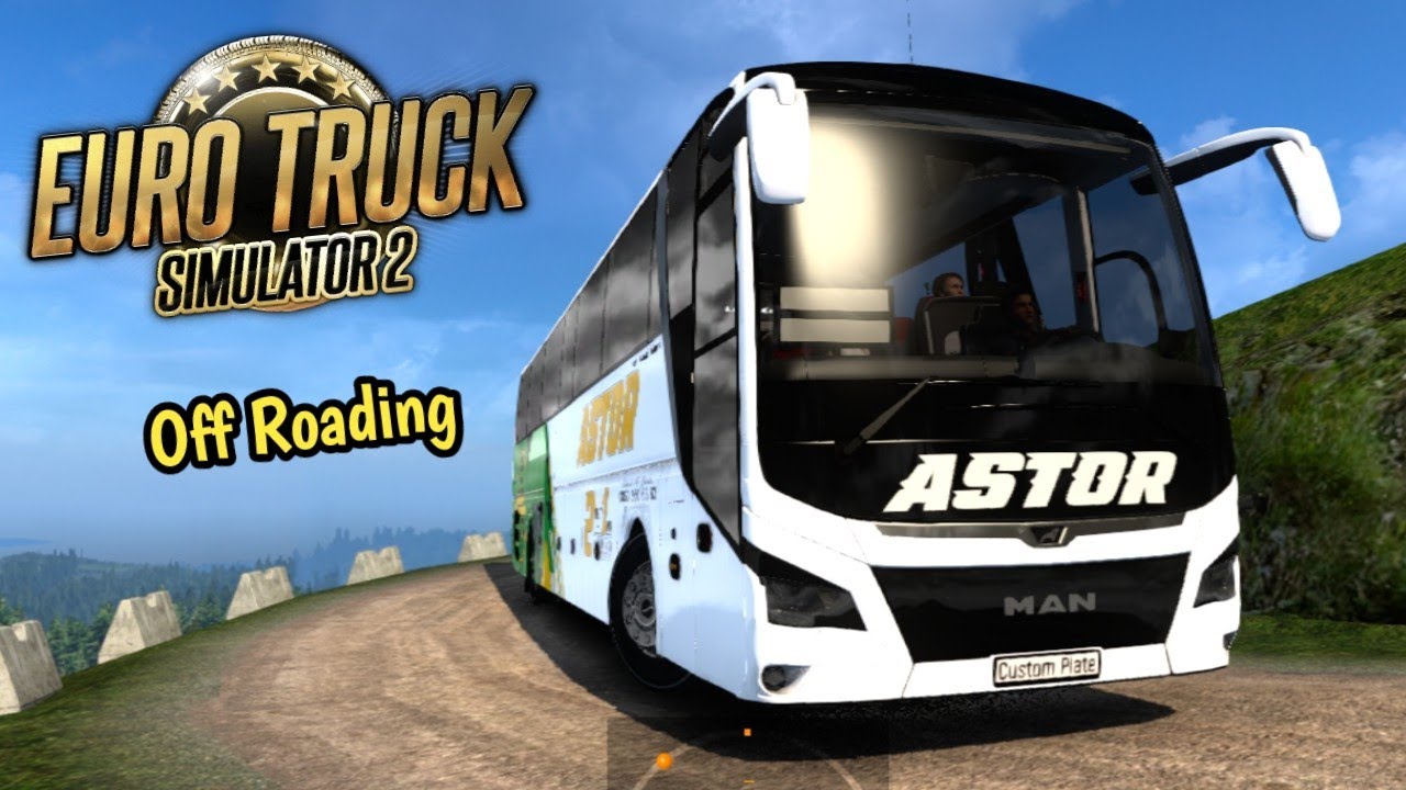 Crazy Bus Driving At Most Dangerous Roads | ETS2 Gameplay With Steering ...