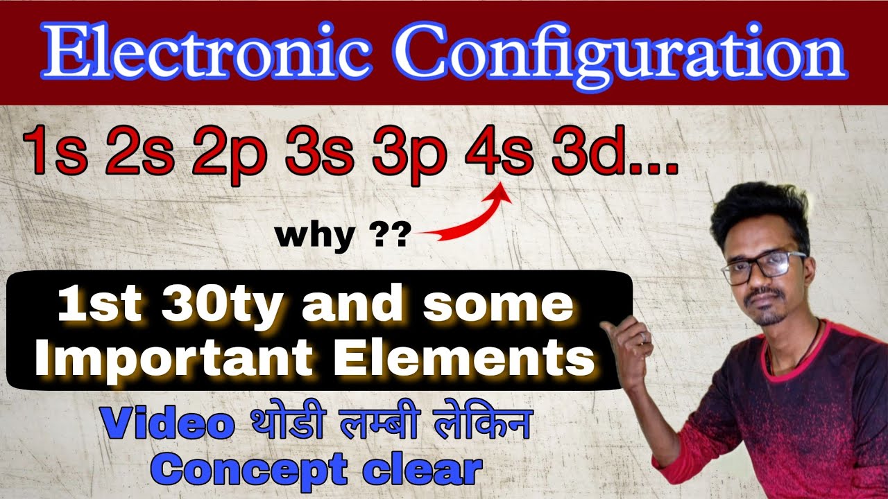 Electronic configuration concept by learnoclass | Board exam - YouTube