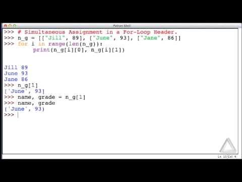 Unit 09 Video 3: Simultaneous Assignment - YouTube