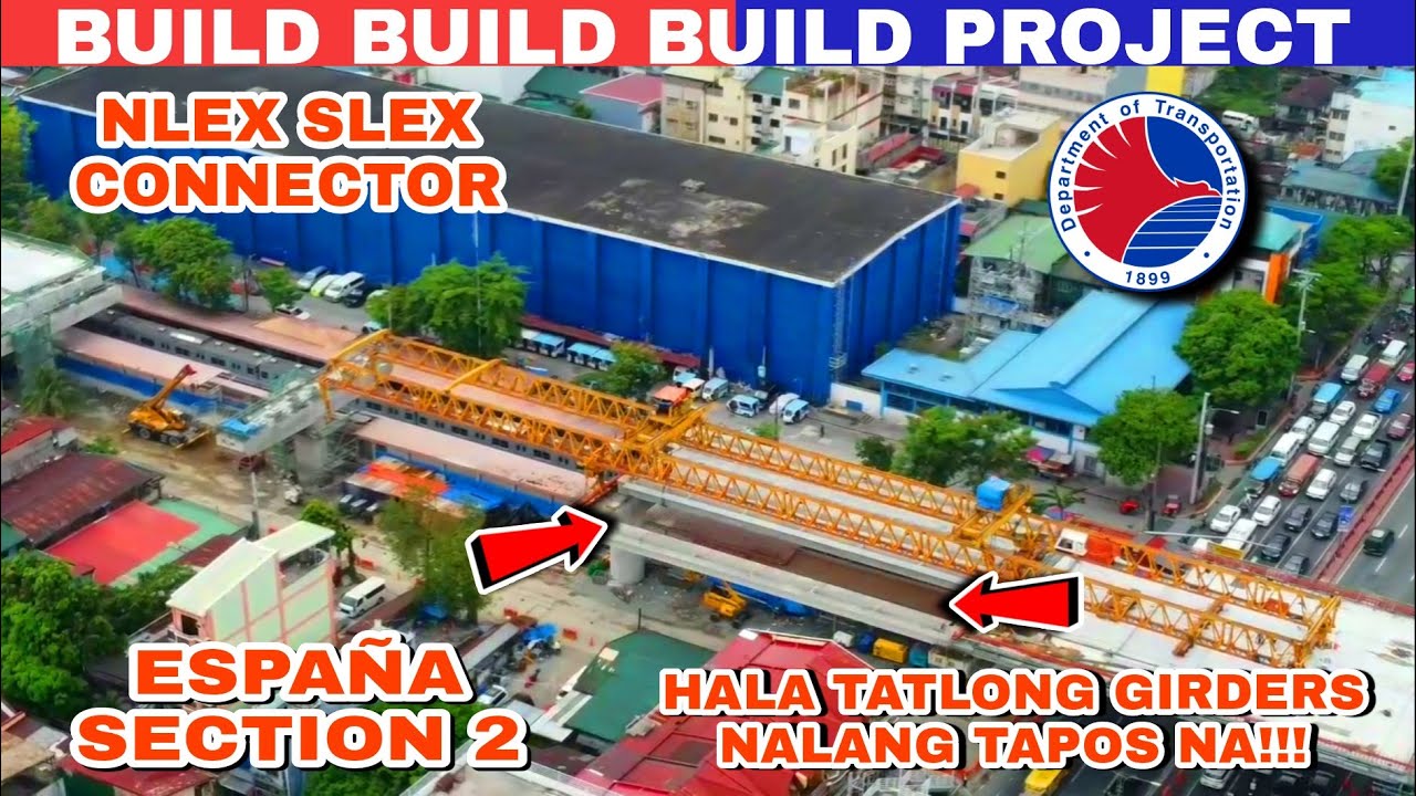 TATLONG GIRDERS NALANG TAPOS NA ISANG SPAN!!! NLEX SLEX CONNECTOR ...