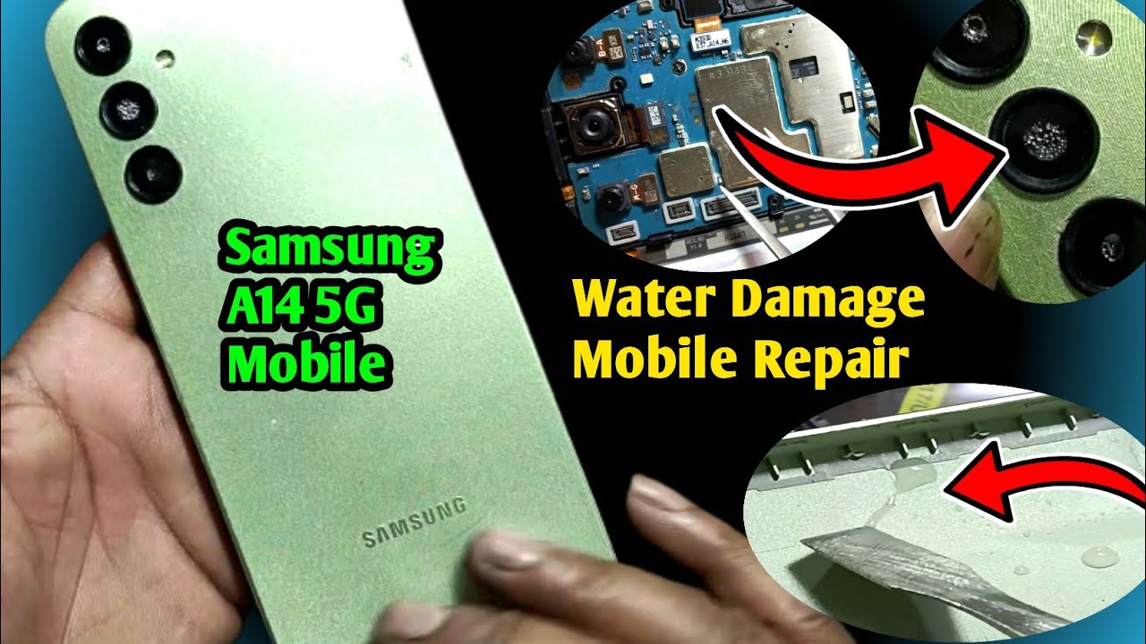 Samsung A14 5G Mobile Water Damage Repair | Galaxy A14 Teardown ...