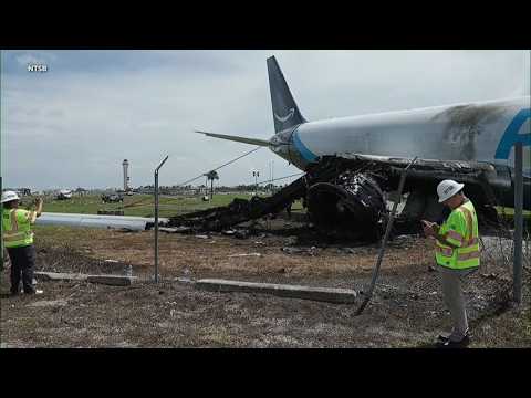 NTSB releases data from Amazon cargo plane crash recorders amid investigation