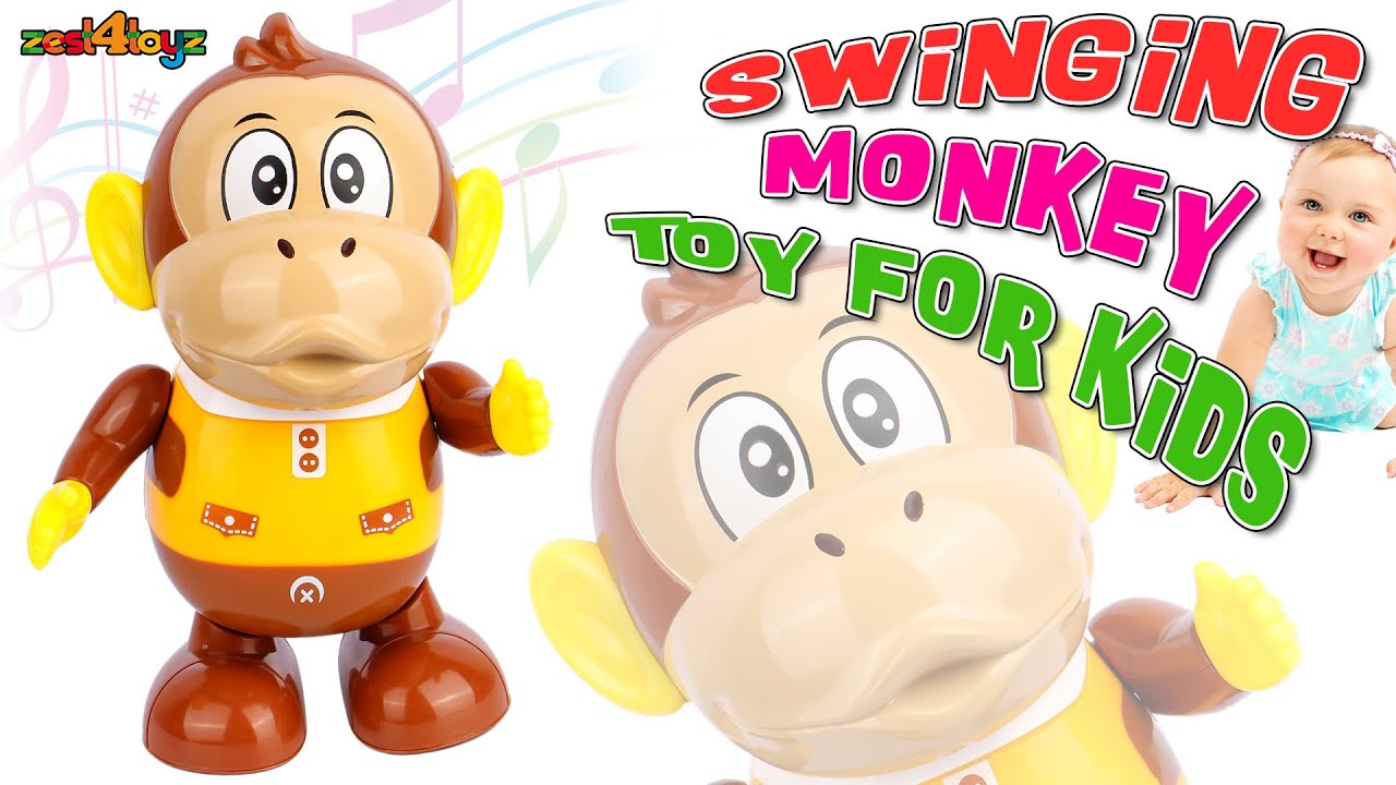 zest 4 toyz Swinging Monkey Light and Sound Toys for Kids | Product ...