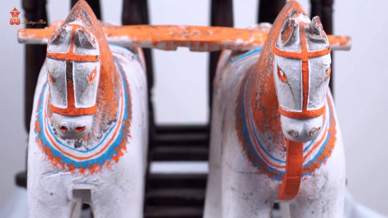 Wooden Horse & Temple Cart - YouTube