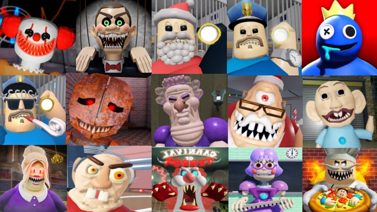 DOG Playing NEW MODE Roblox Barry Prison Run SCARY Obby, Miss Anitron ...