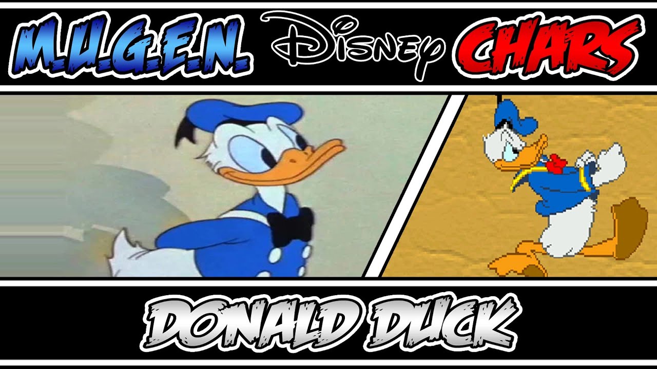 M.U.G.E.N. CHAR | Disney | Donald Duck (Pato Donald) by Warner - YouTube