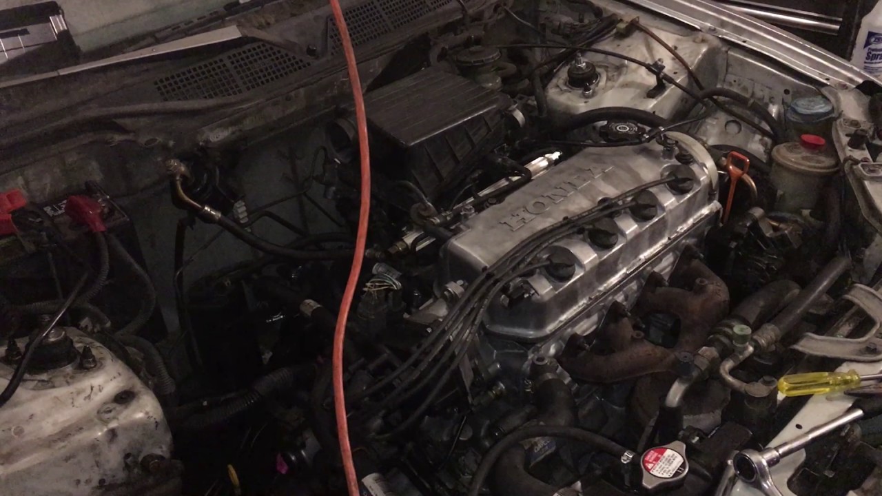 Freshly Rebuilt D16Y7 in 1996 Civic DX running bad...What do you hear ...