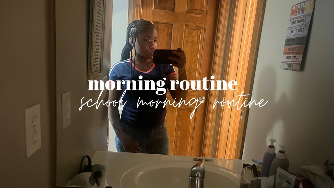 school morning routine ( short) breakfast, makeup and etc ☆⋆｡𖦹 ...