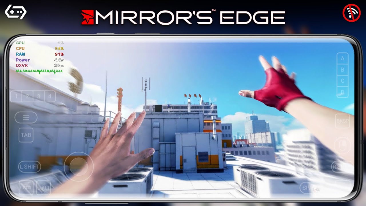 Mirror's Edge Gameplay On Android (Offline) | GameFusion PC Emulator ...