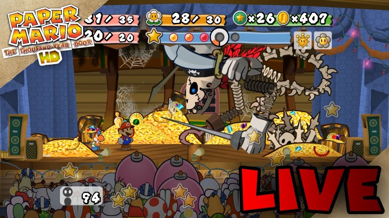 Schluss mit der Yt-Pause! | Paper Mario 2 live - YouTube
