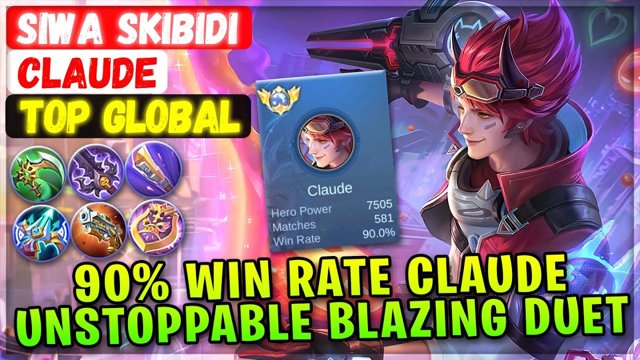 90% Win Rate Claude, Unstoppable Blazing Duet [ Top Global Claude ...