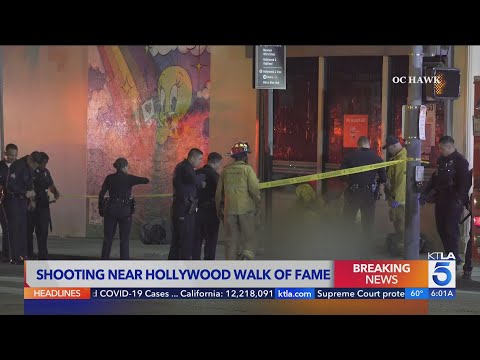 At least one hospitalized in overnight shooting on Hollywood Walk of Fame 